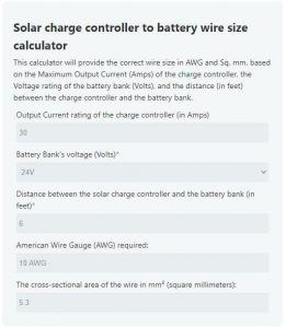 What Size Cable From Solar Charge Controller To Battery? | RenewableWise