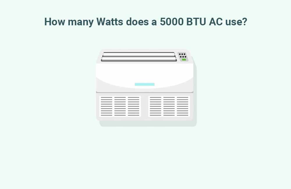How Many Watts Does A 5000 BTU AC Use RenewableWise How Many Watts Does A 5000 BTU AC Use RenewableWise