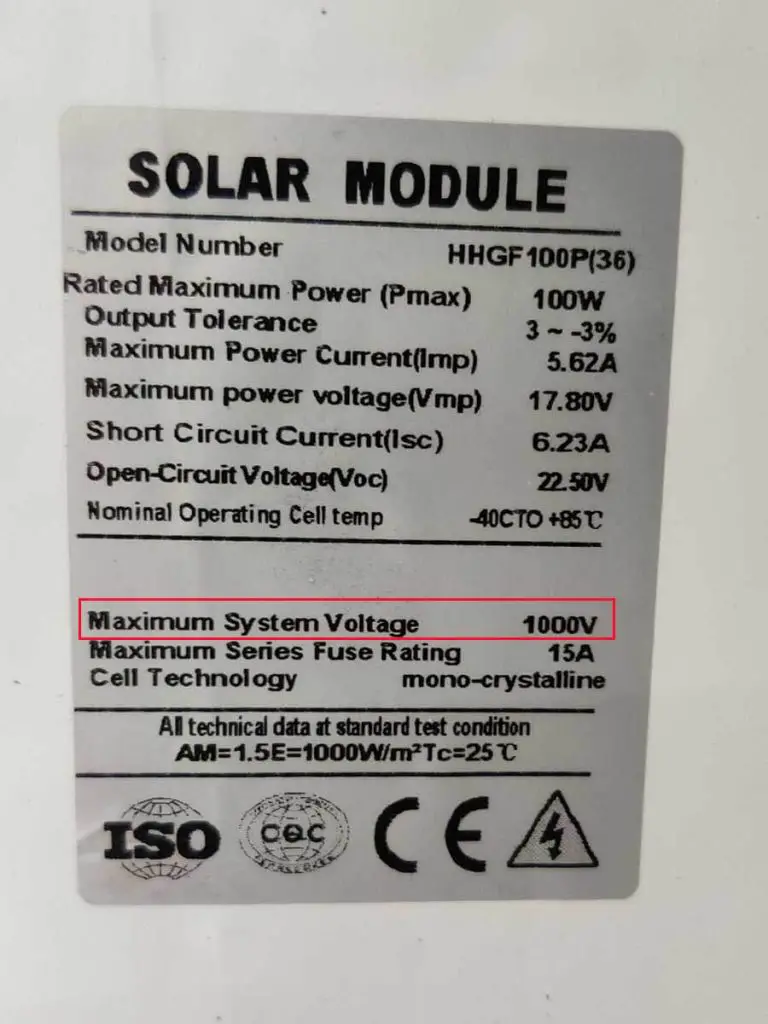 Solar Panel Ratings Explained - Wattage, Current, Voltage, And ...
